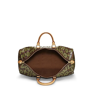 Louis Vuitton, Pre-Loved Stephen Sprouse x Louis Vuitton Green Monogram Graffiti Keepall 50, Green