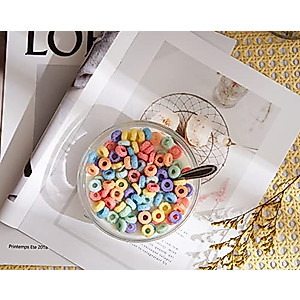 Cereal Candle Vanilla Candle Food Candles Gifts for Women Food Candles Fruit Loops Ice Cream Candle Soy Wax Vanilla Scented Cool Cute Candle Aesthetic Gifts Valentines Gifts (Cereal Bowl)
