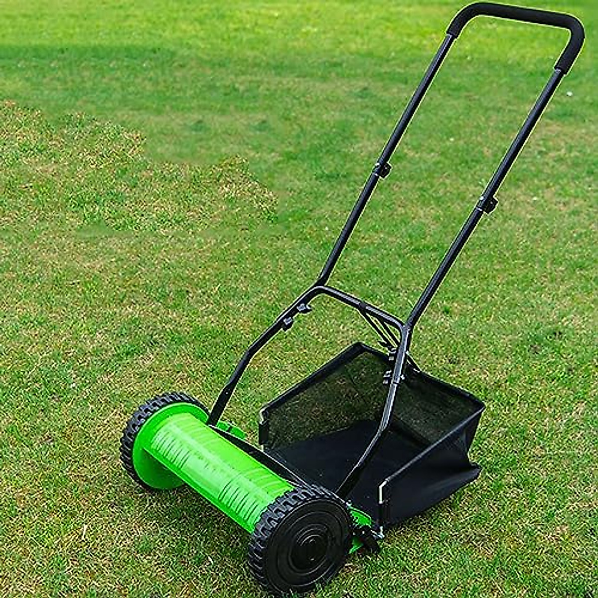 Coldwind 12 inch Lawn Mower for Home use, Small unpowered Hand Pushed Villas, Flowers, Gardening, Mowing, and Weeding,h Style