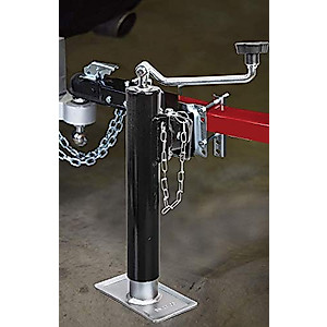 BIG RED 2000 LBs Capacity Weld on Pipe Mount Swivel Trailer Jack, ATR39003R
