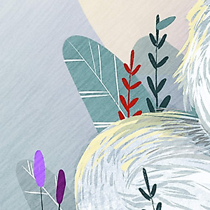 8x10 Fantasy Nordic Art Print Bulgaria Fantasy Folk Wall Design Yeti Meditation Studio Ghibli Animal Cute Nature Travel Illustration Scandinavian Art Whimsical Animal Sunrise Monster Art Nursery Decor