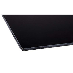 Black Glass Cutting Board by Clever Chef - Non Slip, Shatter-Resistant, Durable, Stain-Resistant, and Dishwasher Safe - 12" x 15.75"