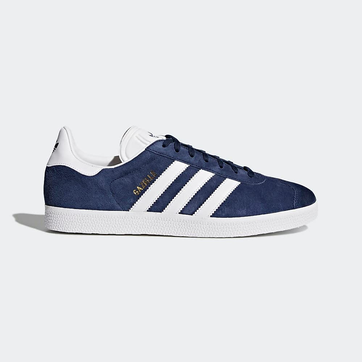 Adidas Originals Men's Gazelle Lace-up Sneaker,Collegiate Navy/White/Gold Met.,8.5 M US