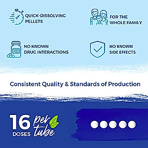 Boiron Natrum Sulphuricum 6X Md 80 Pellets for bronchial Irritation worsened by Humidity