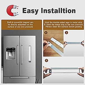 54 LED Closet Light 2 Pack, 2500mAh Rechargeable Motion Sensor Cabinet Light, Indoor Wireless Magnetic LED Lights, Soft Bright Under Counter Lights for Kitchen Bedroom Wardrobe Stair