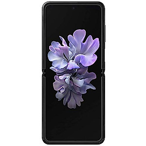 Samsung Galaxy Z Flip (256GB, 8GB) 6.7" Foldable AMOLED, Snapdragon 855+, AT&T Unlocked GSM 4G LTE (T-Mobile, Metro, Straight Talk) F700U/DS (Mirror Black) (Renewed)