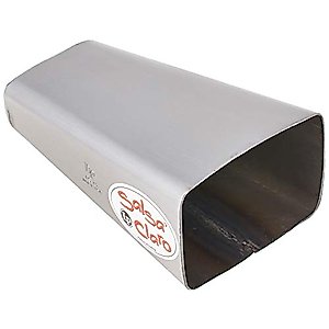 Latin Percussion ES-13 Salsa Claro Bongo Handheld, Silver