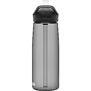CamelBak eddy+ Water Bottle with Tritan Renew – Straw Top 25oz, Charcoal