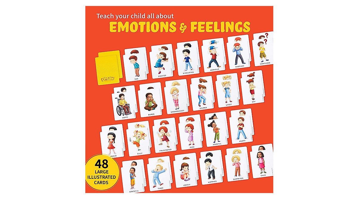 Feelings and Emotions Flash Cards for Kids | Social Skills & Therapy Games