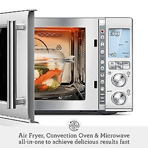 Breville USA RM-BMO870BSS1BUC1 Breville RM-BMO870BSS, The Combi Wave 3 in 1, Brushed Stainless Steel (Renewed)