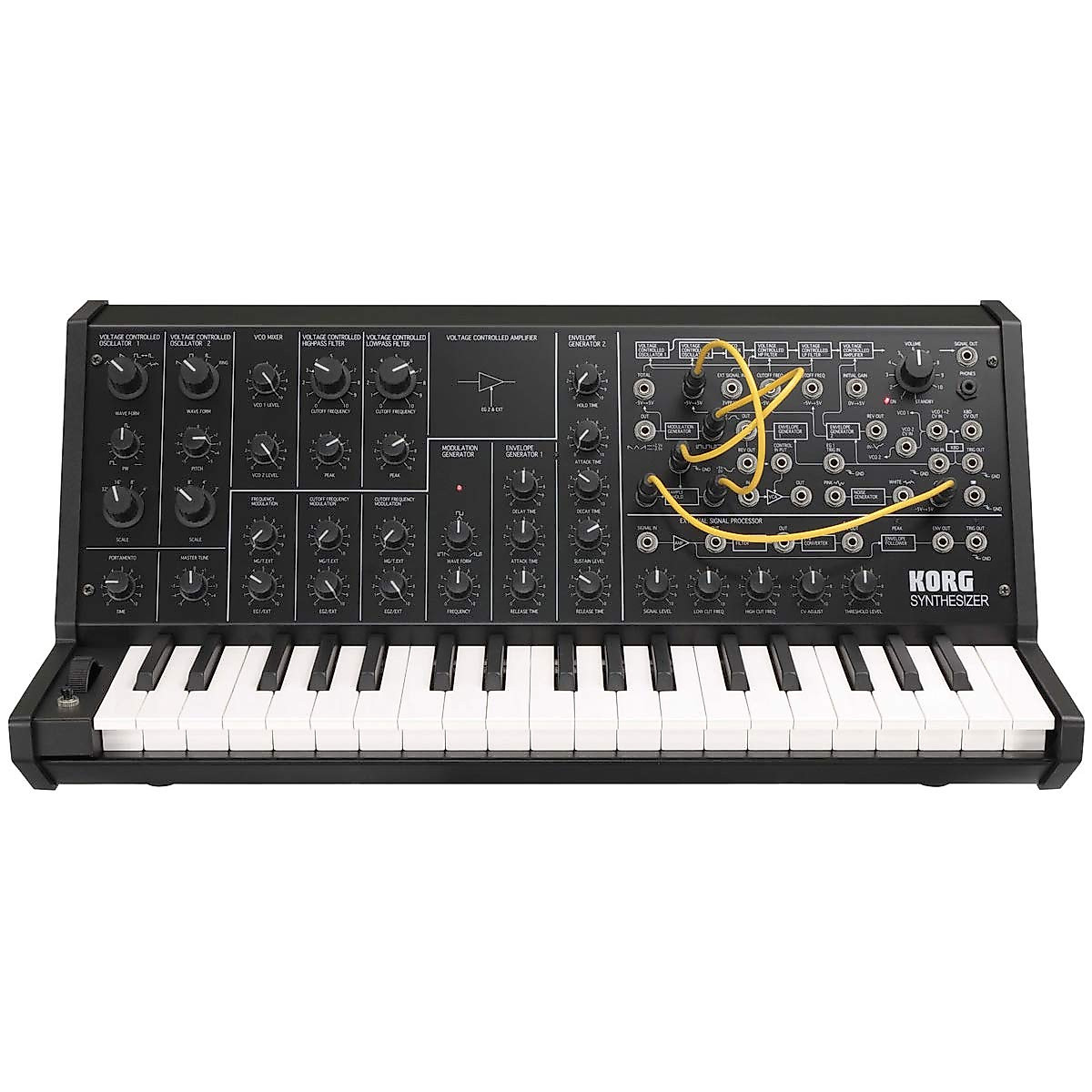 Korg MS20 Mini Semi-Modular Analog Synthesizer (MS20MINI), MultiColored, M