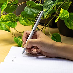 ENERGEL Pentel Style Gel Pen with Gift Box, Pastel Pink Barrel, Black Ink, (0.7mm) Medium Line