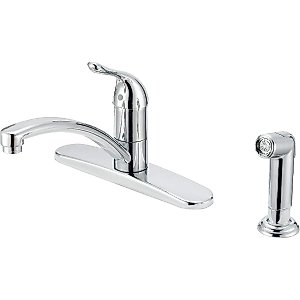 GLOBE UNION FS6A0087CP Chrome Kitchen Faucet W/Spray