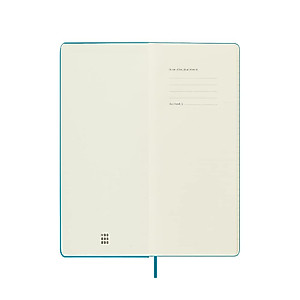 Moleskine Classic 18 Month 2022-2023 Daily Planner, Hard Cover, Large (5" x 8.25"), Manganese Blue