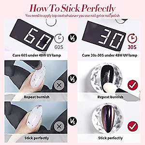 BORN PRETTY Chrome Powder Holographic Nail Art Powder Auroras Mermaid Pearl Nail Powder Reflective Glitter Manicure Pigment 6 Boxes