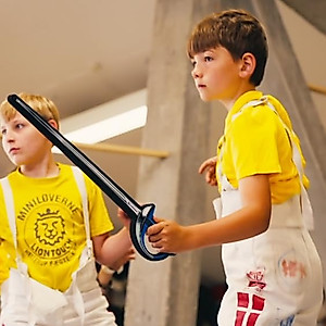 Liontouch Sports Fencing Sabre, Blue | Foam Toy for Kids in Realistic Design | Safe and Playful Introduction Weapon for Young Fencers & Children