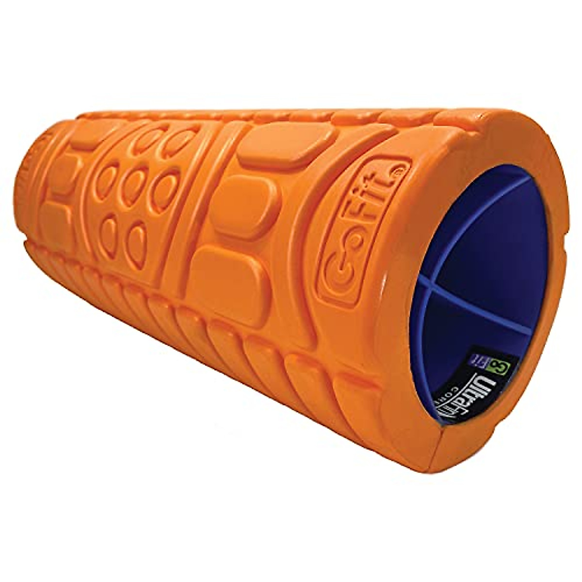 GoFit 13” Massage Go Roller - Massage Bar and Training Manual,Orange,GF-FR13-ORNG