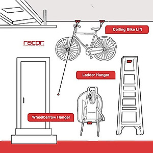 Racor - PBH-1R, Bike Storage, Garage Pulley Lift