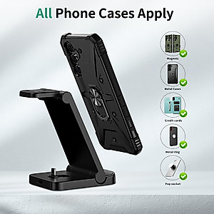 3 in 1 Charging Station for Samsung, 25w PD Super Fast Charger for Samsung Galaxy S23 Ultra/S22/21/Note20/Z Fold5/4/3, Galaxy Buds2Pro/Plus/Liv, Wireless Charger for Galaxy Watch 6/5 pro/4/3/Active2