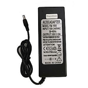 16V5A Switching Power Supply Charger 16V 5A 80W AC DC Adaptor for LED Light CCTV for Speaker Sound DC 5.52.5/5.52.1 mm with AC Cable