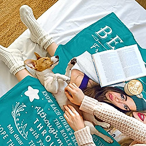 Lcyawer Custom Funny Best Friend Blanket with Photos, Personalized Bestie Blanket Gifts for Women, Birthday Gifts for Female Friends, Unique Long Distance Friendship Presents