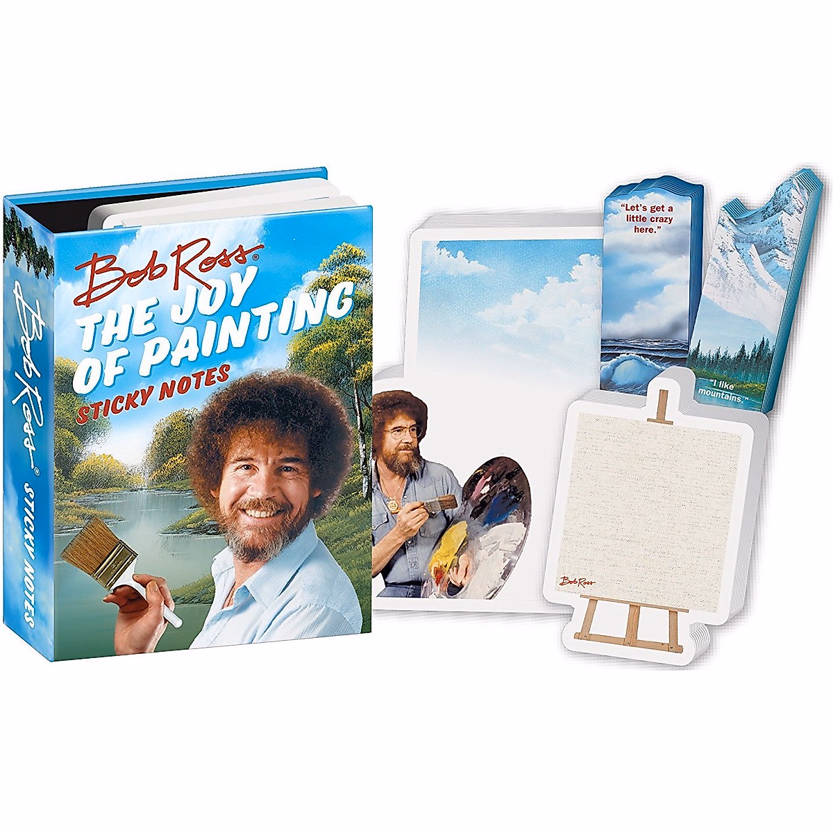 Bob Ross The Joy of Painting Sticky Notes Booklet