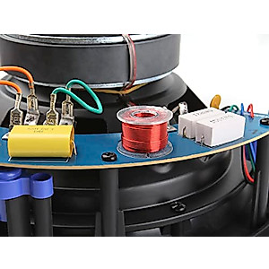 ynVISION.DESIGN 8 inch in-Ceiling Speakers w/Pivoting Tweeter | 2 Speakers | 160 Watts Each | Compatible with Sonos Amp, Yamaha, Marantz, Denon Avr and More