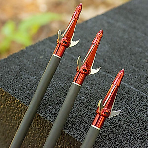 Swhacker 3 Blade Practice Head (Pack of 3), 1.5"/100 Grain, Red