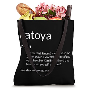 Latoya Is Kind Hearted Funny Name Definition Latoya Tote Bag