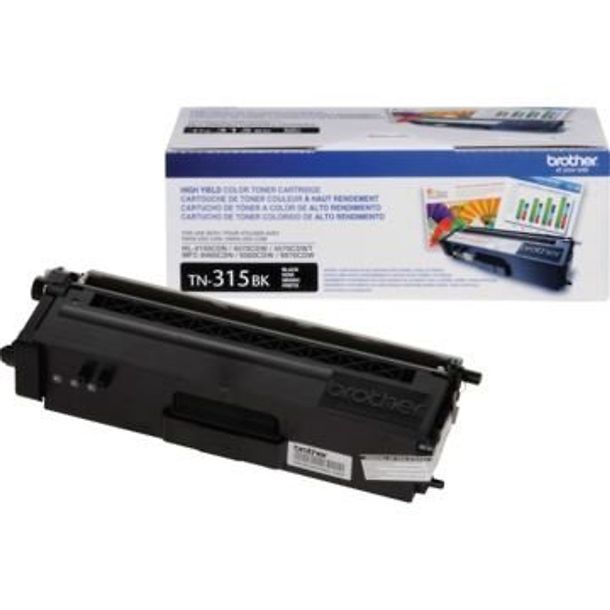 Brother TN-315BK Black (OEM) GENUINE Toner Brother Printer Series HL-4150CDN Brother HL-4570CDW Brother MFC-9460CDN Brother MFC-9560CDW Brother MFC-9970CDW