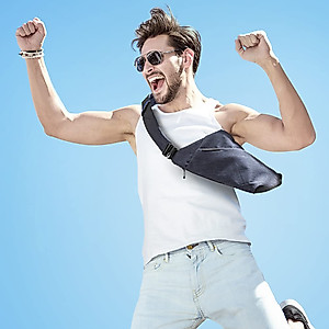 NIID D1 Chest Pack Crossbody Bag Sling bag Slim Backpack Multipurpose Casual Daypack(Camouflage, Right Hand)