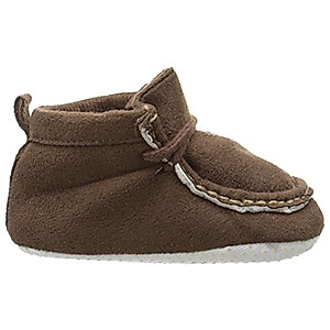 Luvable Friends Unisex Baby Crib Shoes, Brown Wallabee, 0-6 Months