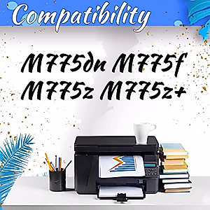 RAQZ CE340A Toner Cartridge for HP Laserjet Enterprise 700 Color M775dn M775f M775z M775z+ Printer Cyan