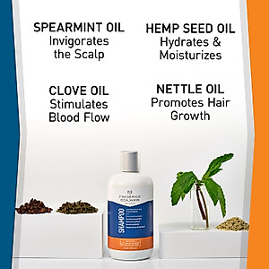 Frederick Benjamin Shampoo, with Natural Oils, Cleanses & Hydrates Dry Scalp & Hair, 12oz