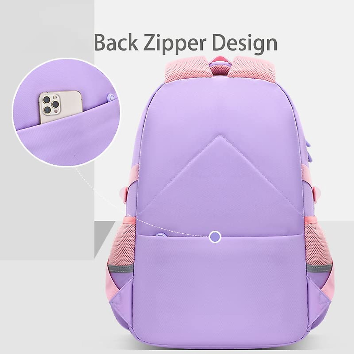 Aeafvot Cute Backpack Travel Backpacks Bookbag for Boys Girls Fashion Students School Bag Durable Water Resistant Rainbow Backpack Navy Large