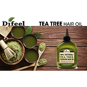Difeel Premium Natural Hair Oil - Tea Tree Oil for Dry Scalp 7.1 Ounce