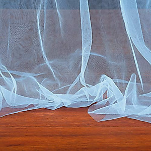 Baby Blue Tulle Backdrop Curtain for Baby Shower Boys Birthday Party Baby Blue Sheer Backdrop Curtains Drapes for Party Photoshoot Background Decorations 2 Panels 5ft X 8 ft