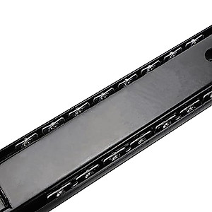 KUMGROT Black Keyboard Slides 14 Inches Keyboard Tray Under Desk Slides Computer Drawer Tray Accessories Keyboard Drawer Slides with Adjustable Height Bracket