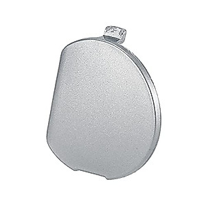 X AUTOHAUX Silver Tone Front Bumper Tow Hook Towing Eye Cover Cap Replacement BHN1-50-A11-BB for Mazda 3 2014 2015 2016