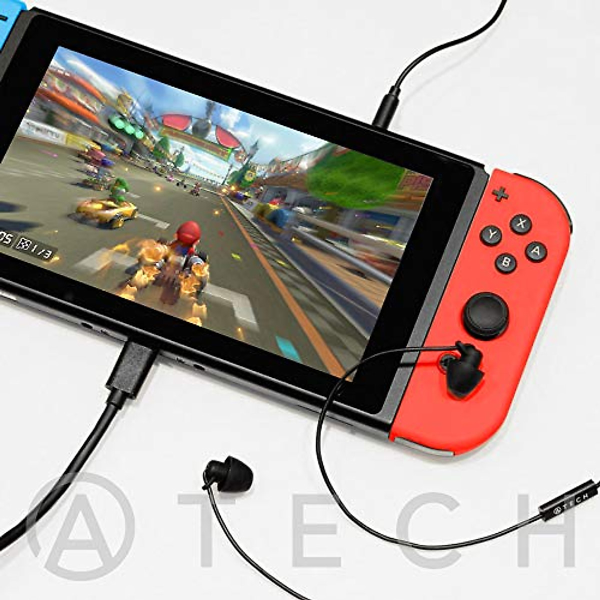 ATECH Ultra Flexible Silicon Sleeping Earbuds with Microphone Earplugs for Sleeping, Insomnia, Snoring, Air Travel, Relaxation, ASMR (Type 1 (S/M), White)