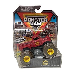 MJAM Monster Jams Vintage Retro Grave Digger, 1:64 Scale Diecast Truck Series 23