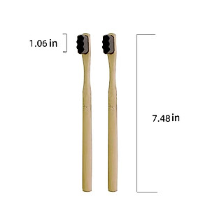 DR PERFECT Dog Toothbrush, Ultra Soft Bristle Eco-Friendly Bamboo Toothbrush for Sensitive Gum Dog and Aged Dog with Teeth Cleaning, for Medium & Large Dog Oral Health (4)