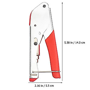 2 Pcs Coax Cable Crimper Coaxial Compression Tool Kit Wire Stripper Hand Tool