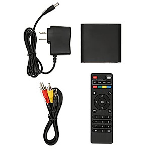 HD Multimedia Interface Media Player, Infrared Remote Control Mini JEDXMP029 Digital Media for Monitor (US Plug)
