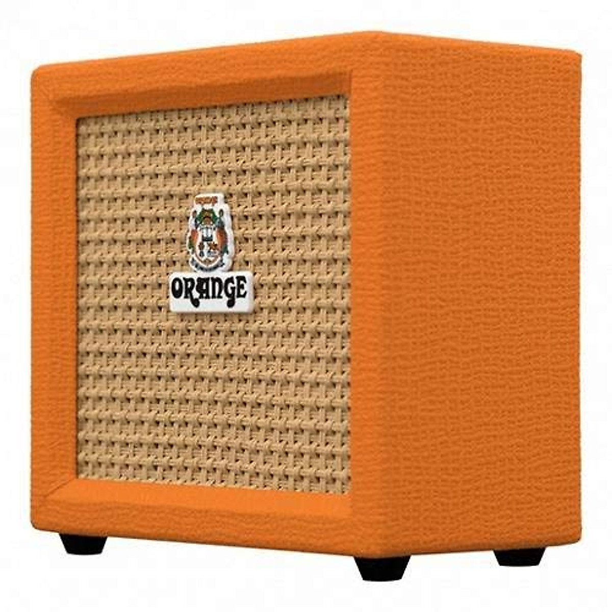 Orange Crush Amp Mini 3W Analogue Combo Battery Powered Amp Bundle with 2 Batteries & Liquid Audio Polishing Cloth - Electric Bass Guitar Amp, Portable Practice Amp, Mini Speaker Amplifier