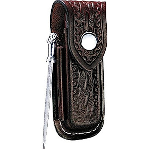 Victorinox Medium Zermatt Pouch, Leather with Steel Brown