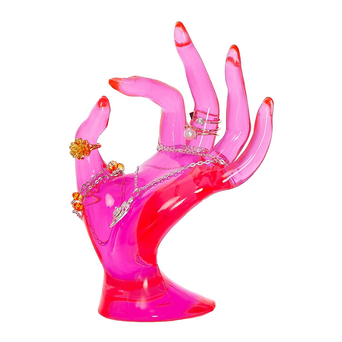 INSGOAL Ring Holder for Jewelry Preppy Room Decor Aesthetic Room Decor Pink Room Decor Engagement Gifts for Women Couples Bride