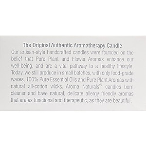 Aroma Naturals Ambiance Votive Candle, Yellow/Orange/Lemongrass, 6 Count