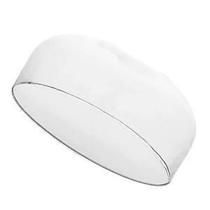 NUOBESTY Glass Cloche Dome Cover Infuser Cover Display Dome Dessert Cake Display Cover Clear Food Cover for Smoker Infusion Plates Accessory