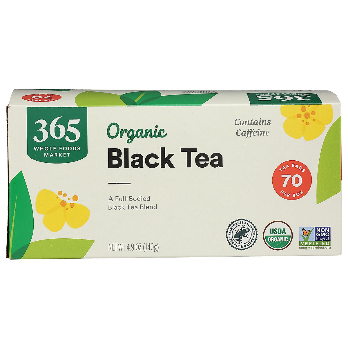 365 by Whole Foods Market, Tea Black Organic, 70 Count